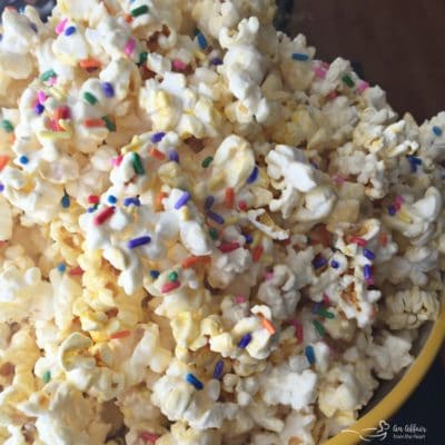 Candy Coated Popcorn a.k.a. "Crack Corn" because it's so addicting!