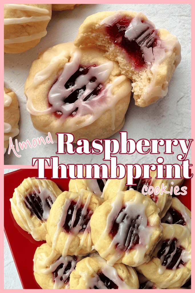 Almond Raspberry Shortbread Thumbprints
