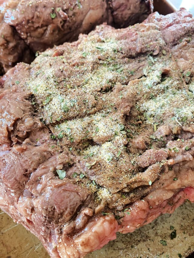 Italian Style Prime Rib Roast (Family Recipe!)