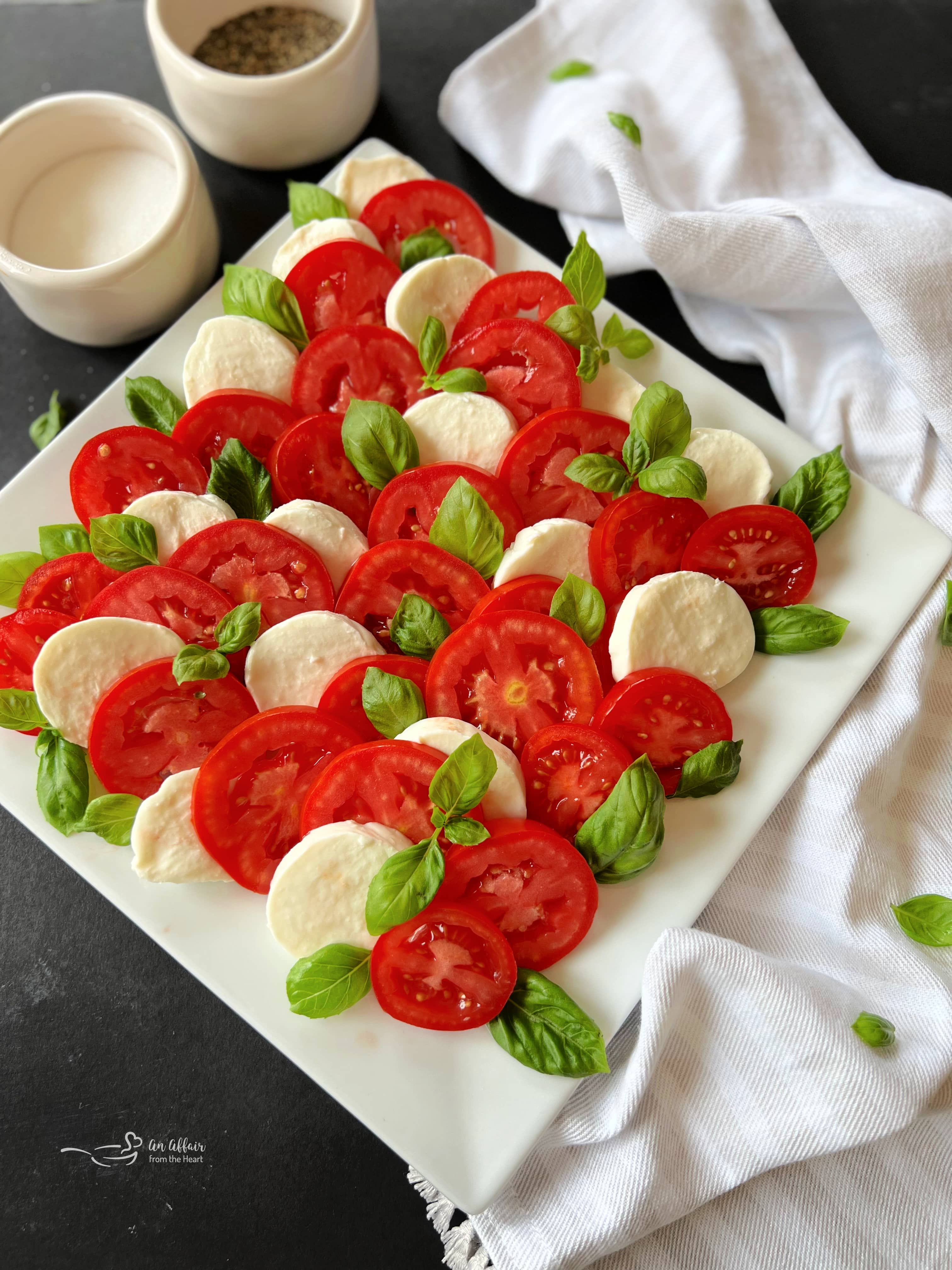 Caprese Salad - Tomatoes with Mozzarella and Basil