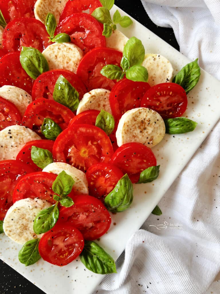 Caprese Salad - Tomatoes with Mozzarella and Basil