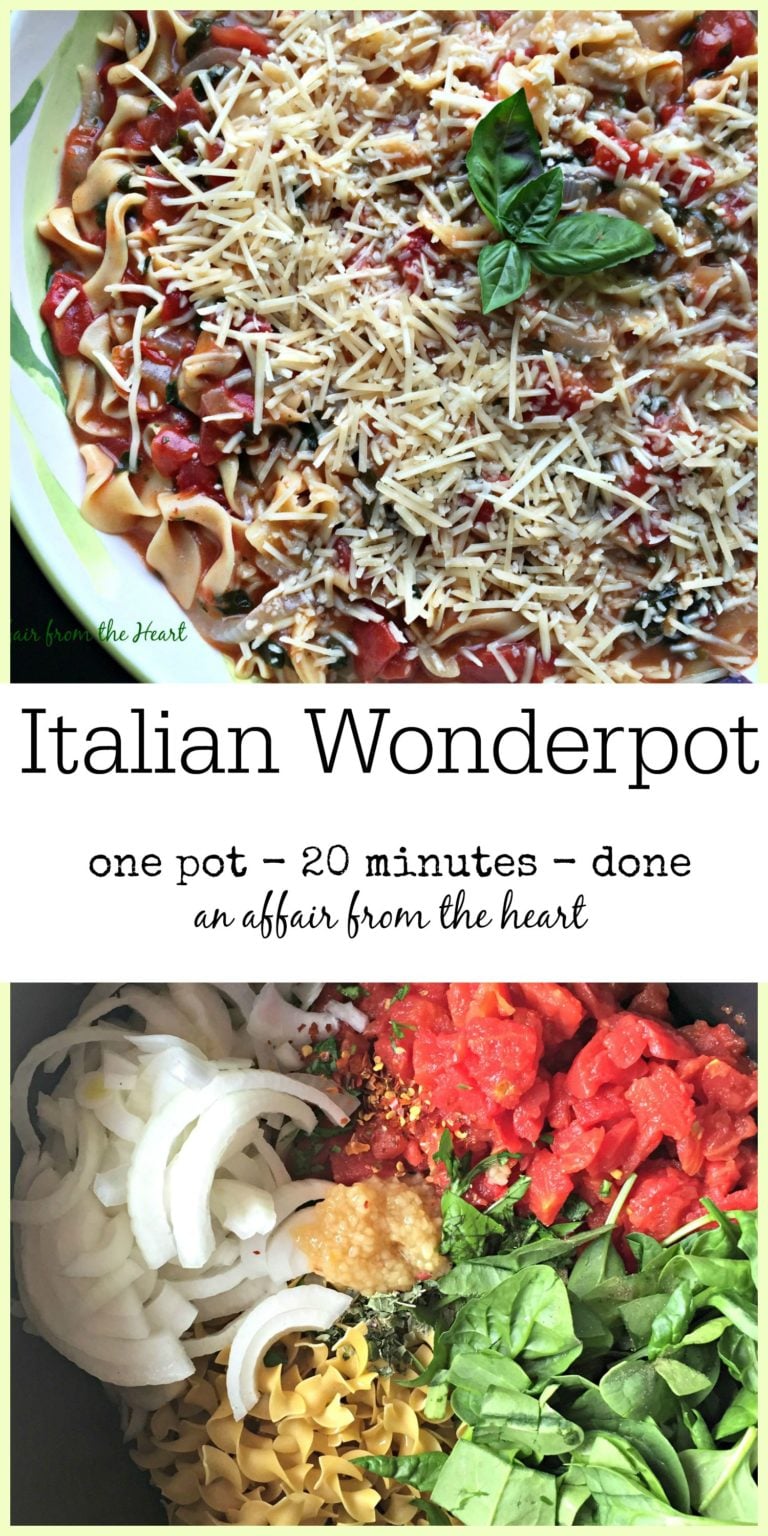 Italian Wonderpot (Easy, One Pot Recipe)
