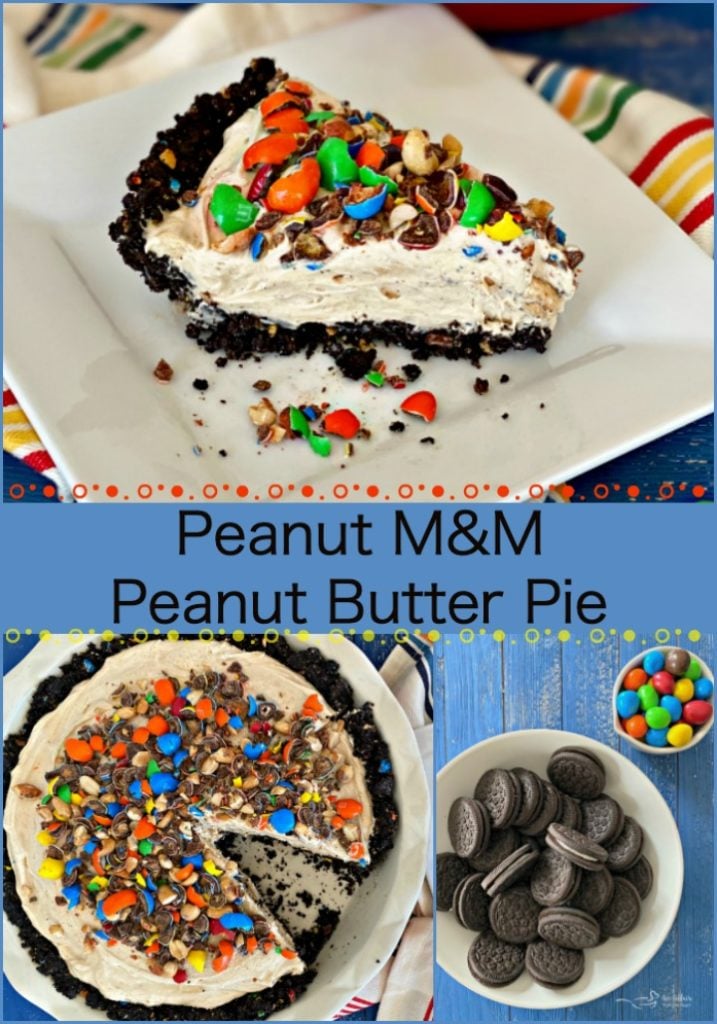 Peanut M&M Peanut Butter Pie For A Real Dessert Treat