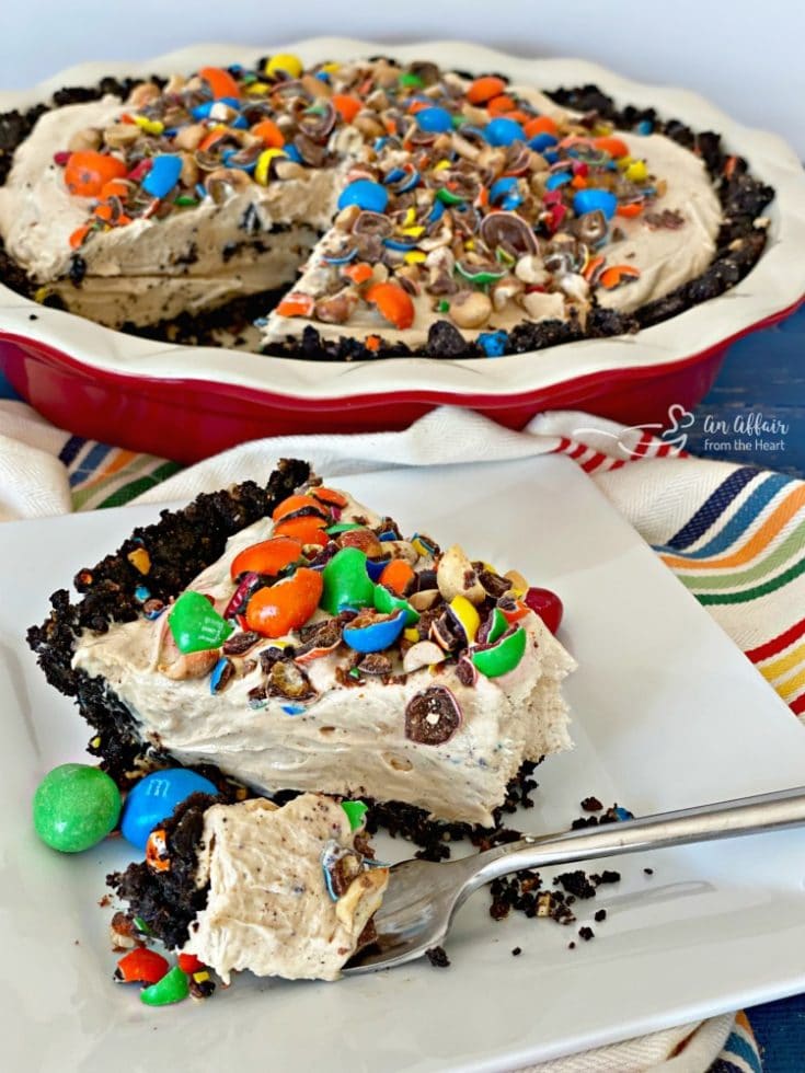 Peanut M&M Peanut Butter Pie For A Real Dessert Treat