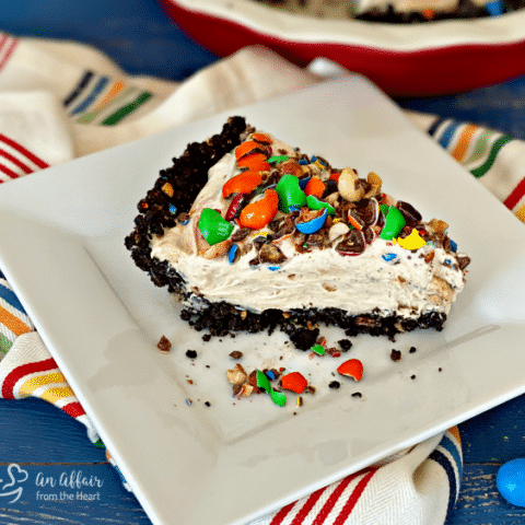 Peanut M&M Peanut Butter Pie For A Real Dessert Treat