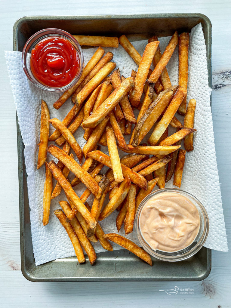 Homemade Double Fried French Fries