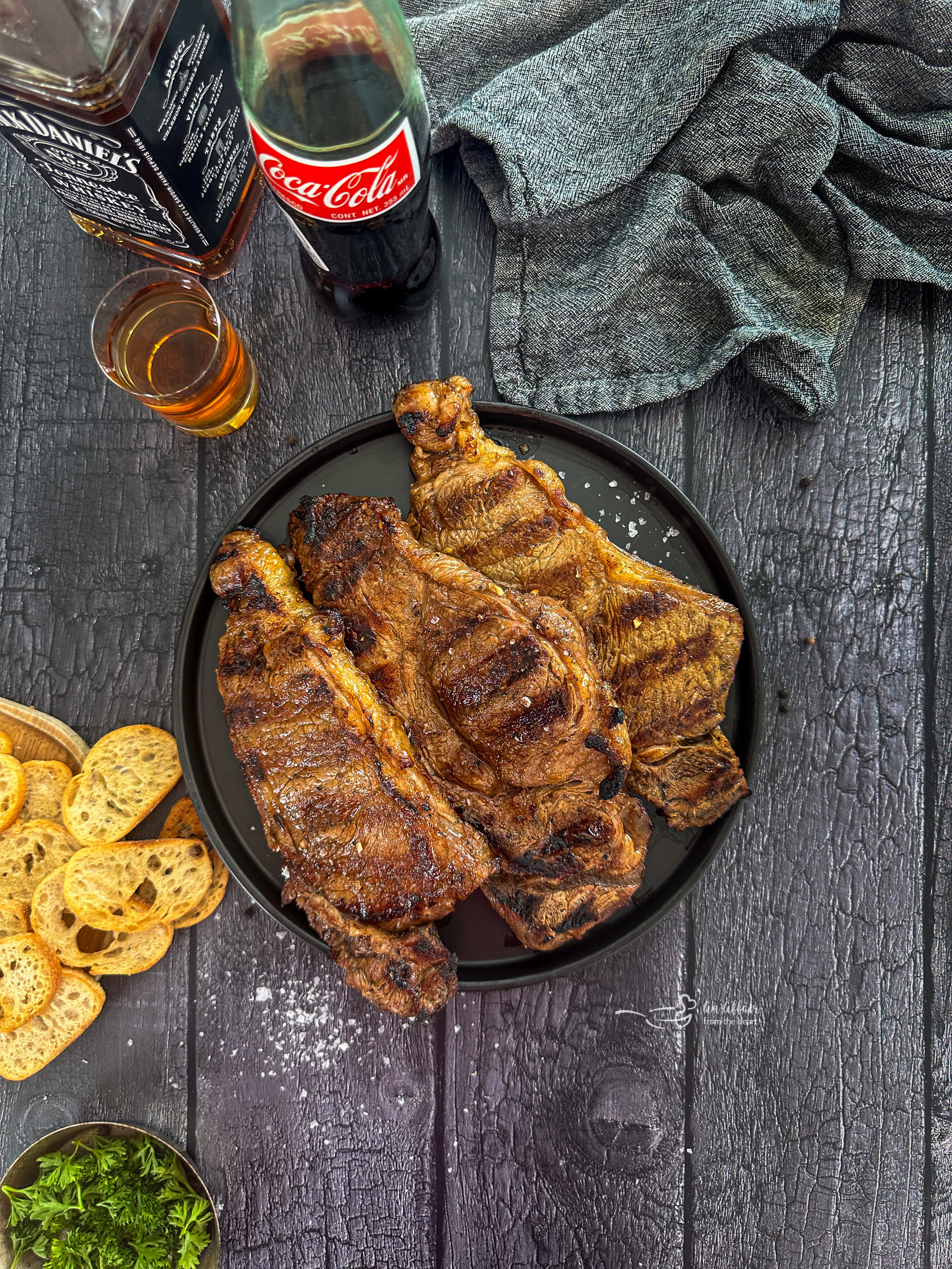 Jack & Coke Steaks | An Affair from the Heart