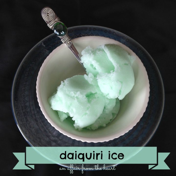 Homemade Baskin Robbins Daiquiri Ice - A Copy Cat Recipe