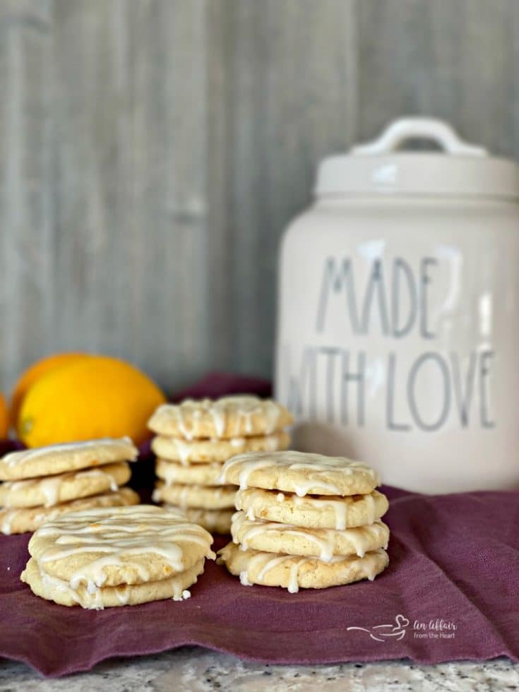 Chewy Glazed Lemon Cookies - A Lemon Lovers Dream Come True!
