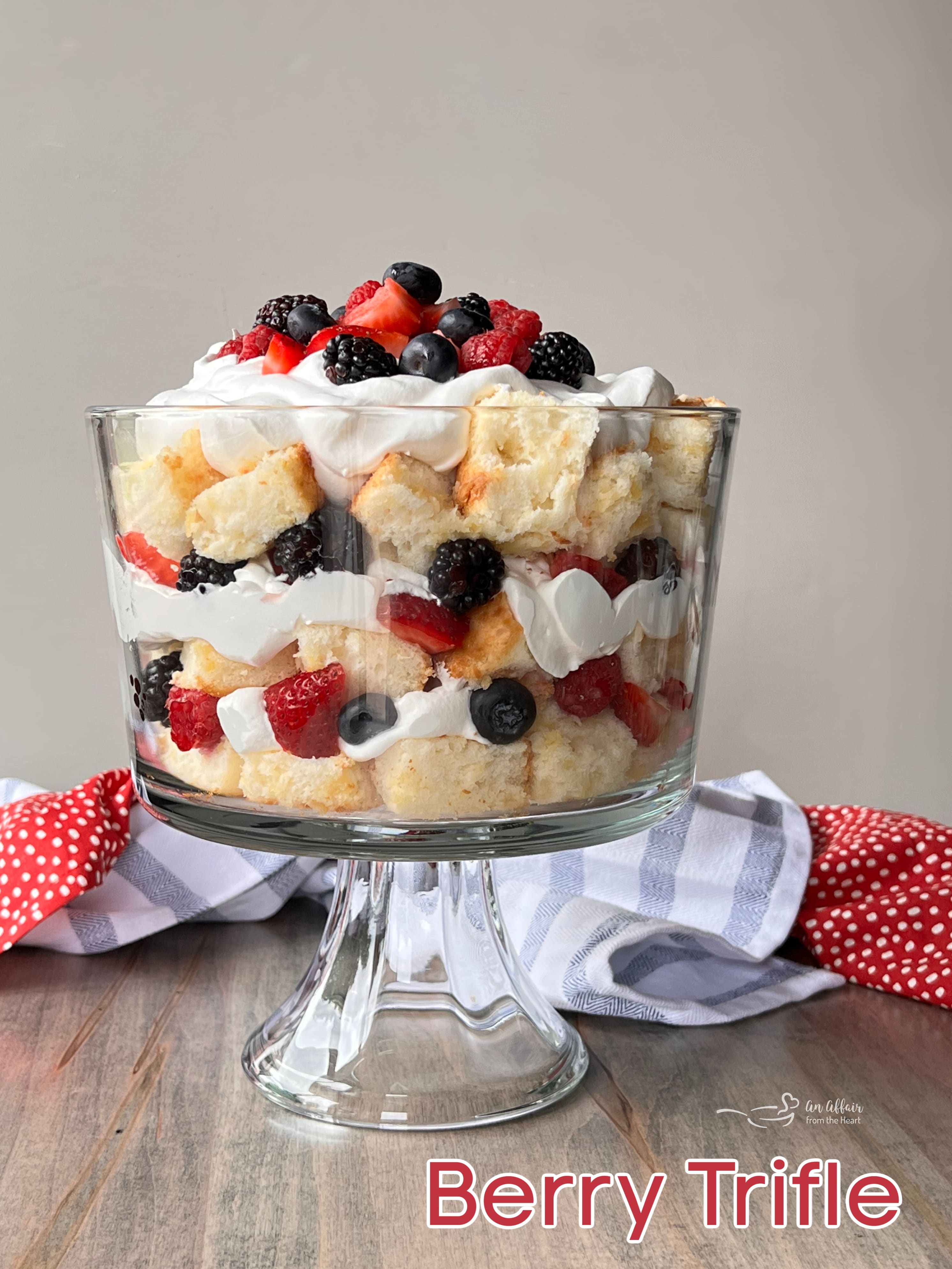 Simple & Beautiful Berry Trifle Recipe