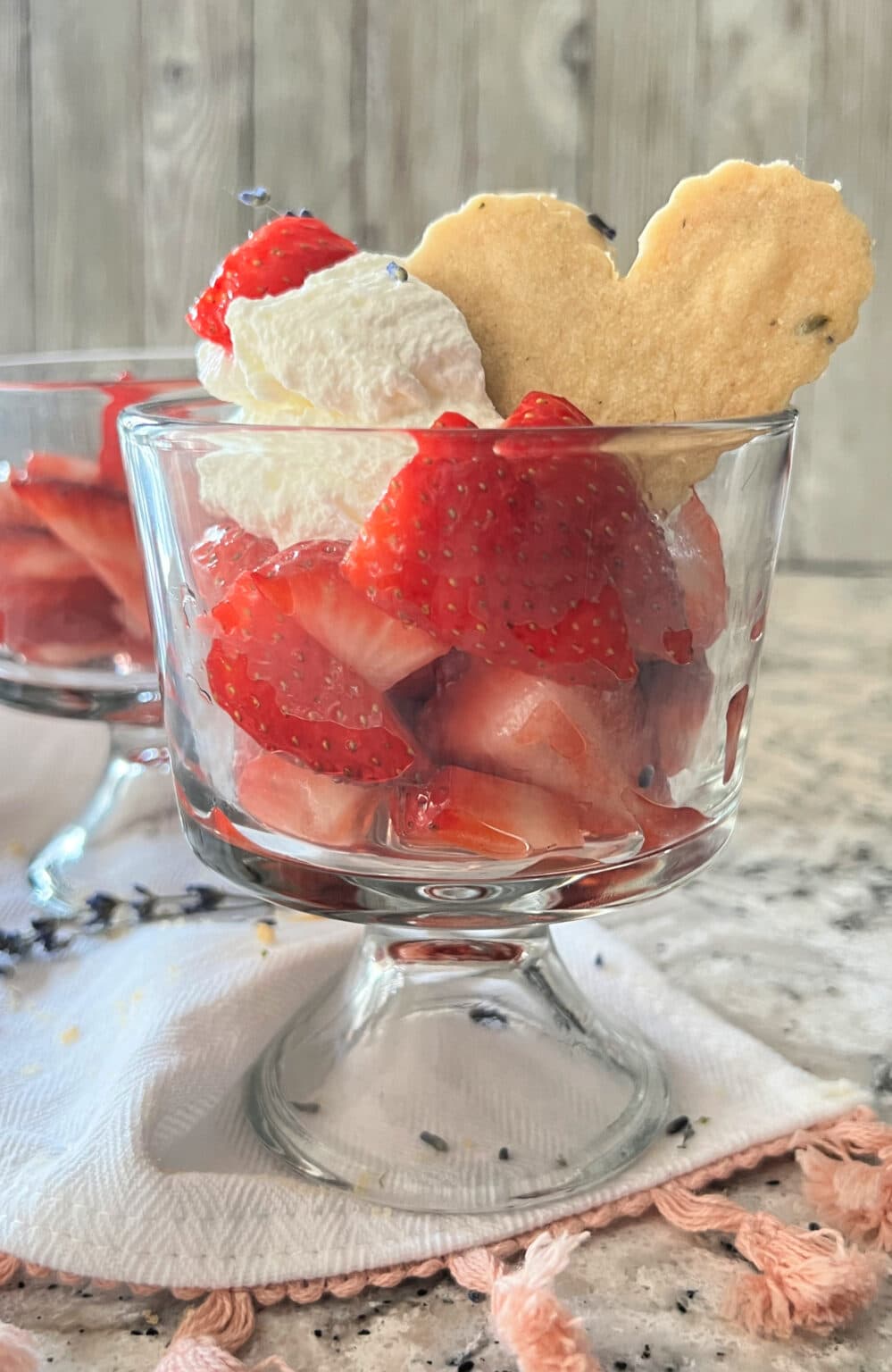 Lavender Shortbread (+ Lavender Strawberries & Cream)