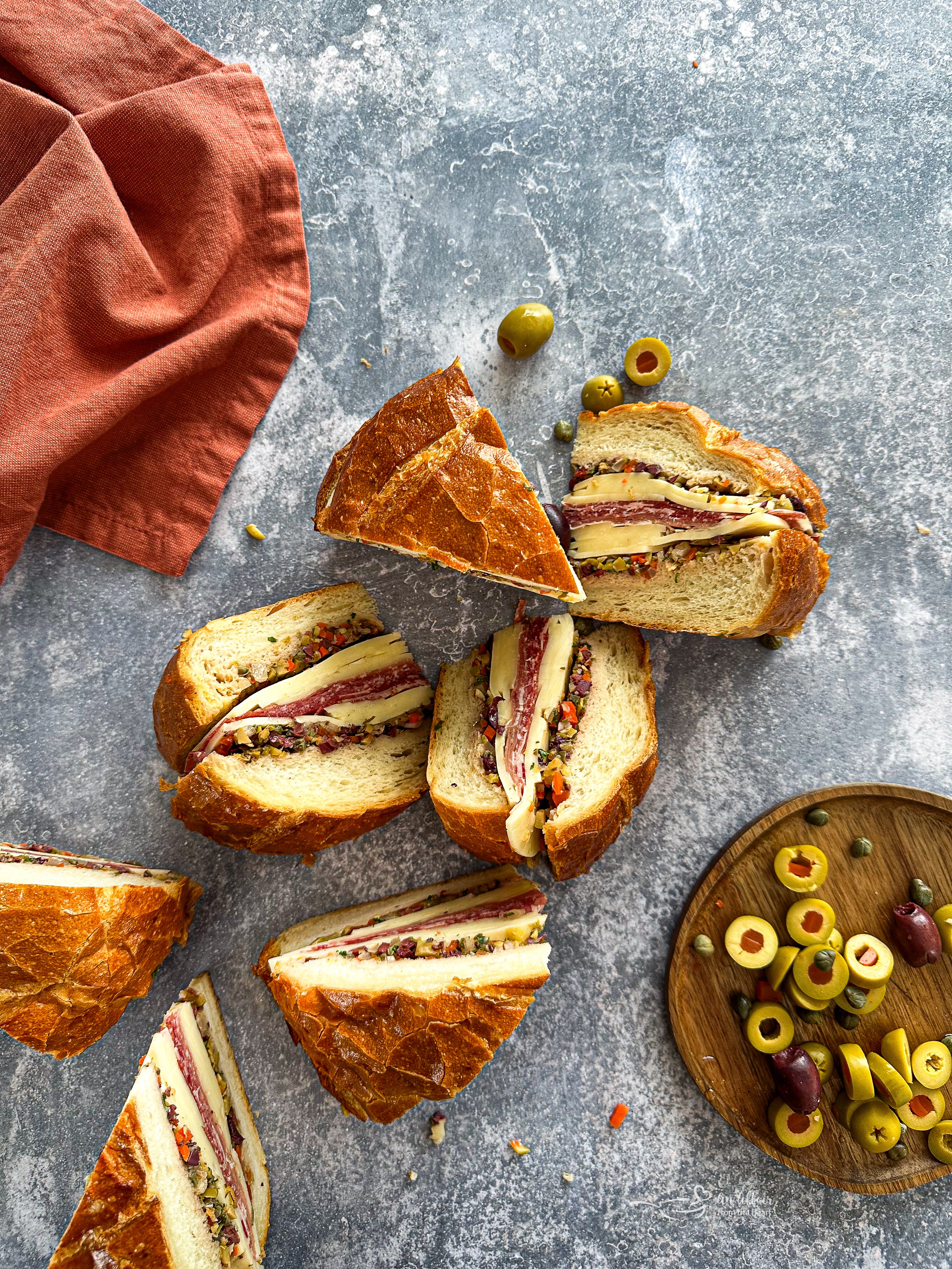 Muffuletta Sandwich Recipe (A New Orleans Classic!)
