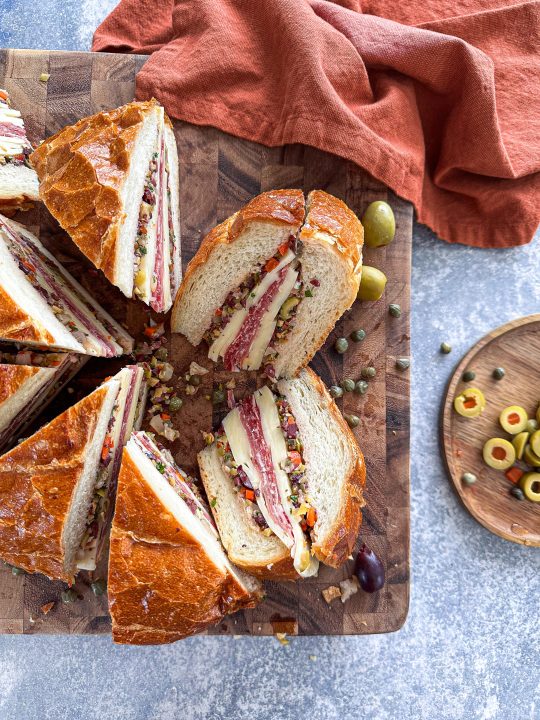 Muffuletta Sandwich Recipe (A New Orleans Classic!)