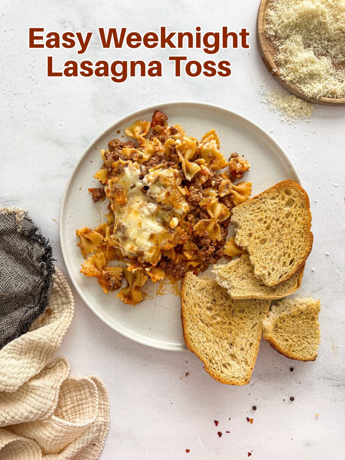 Easy Weeknight Lasagna Toss
