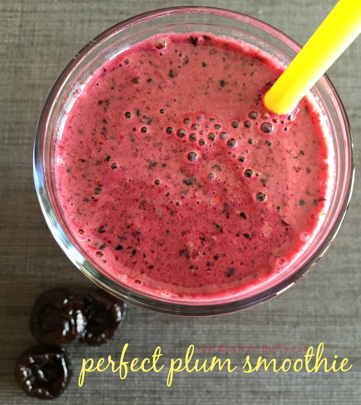 Perfect Plum Smoothie