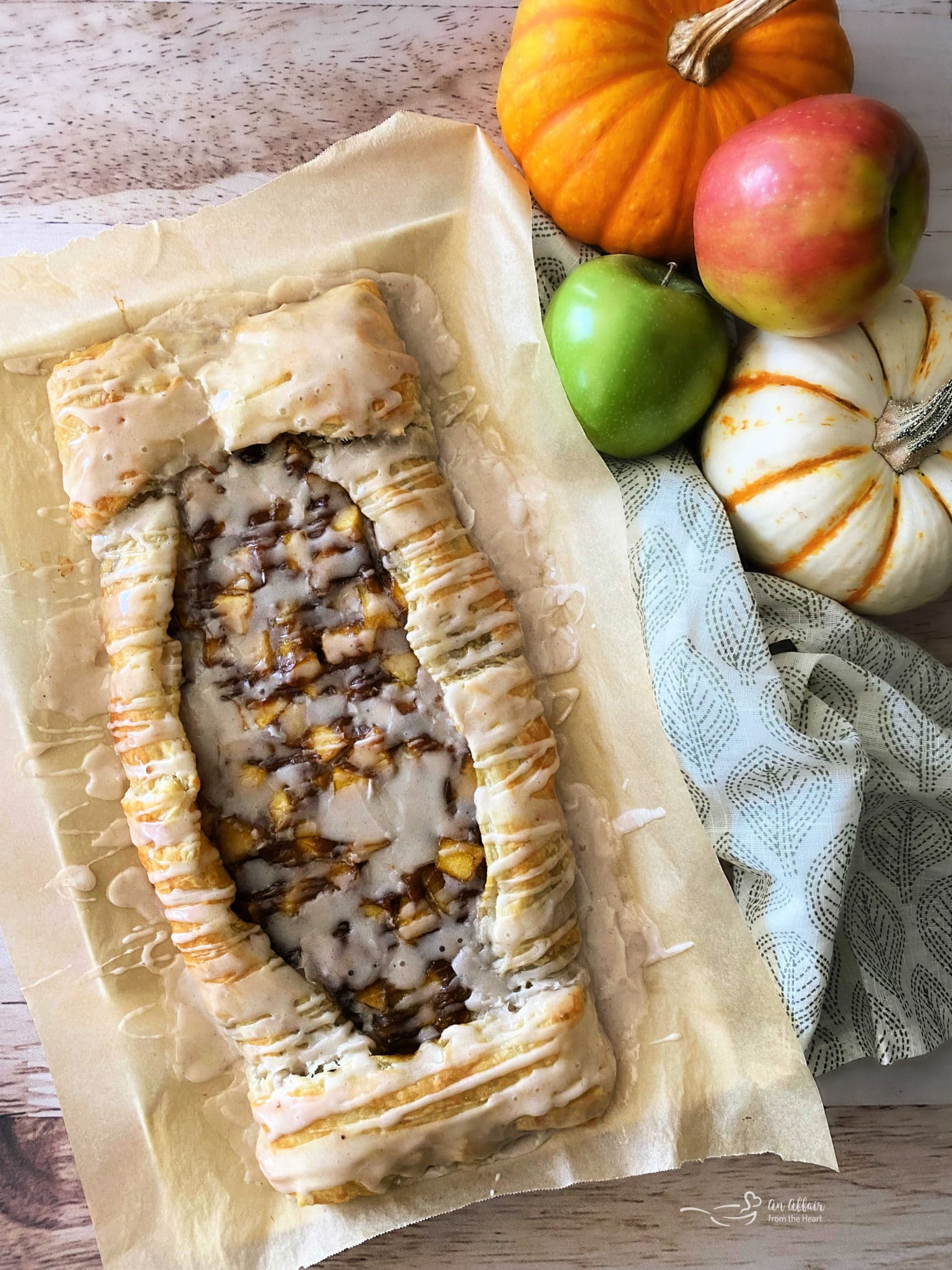 Aunt Anna's Apple Pumpkin Strudel