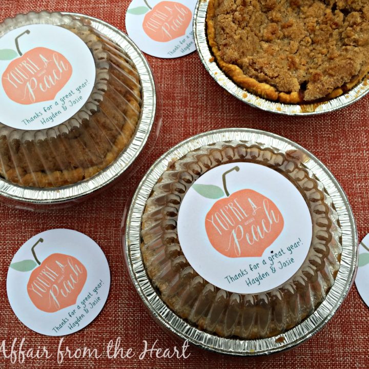 You're a Peach - Gift Idea & Free Printable