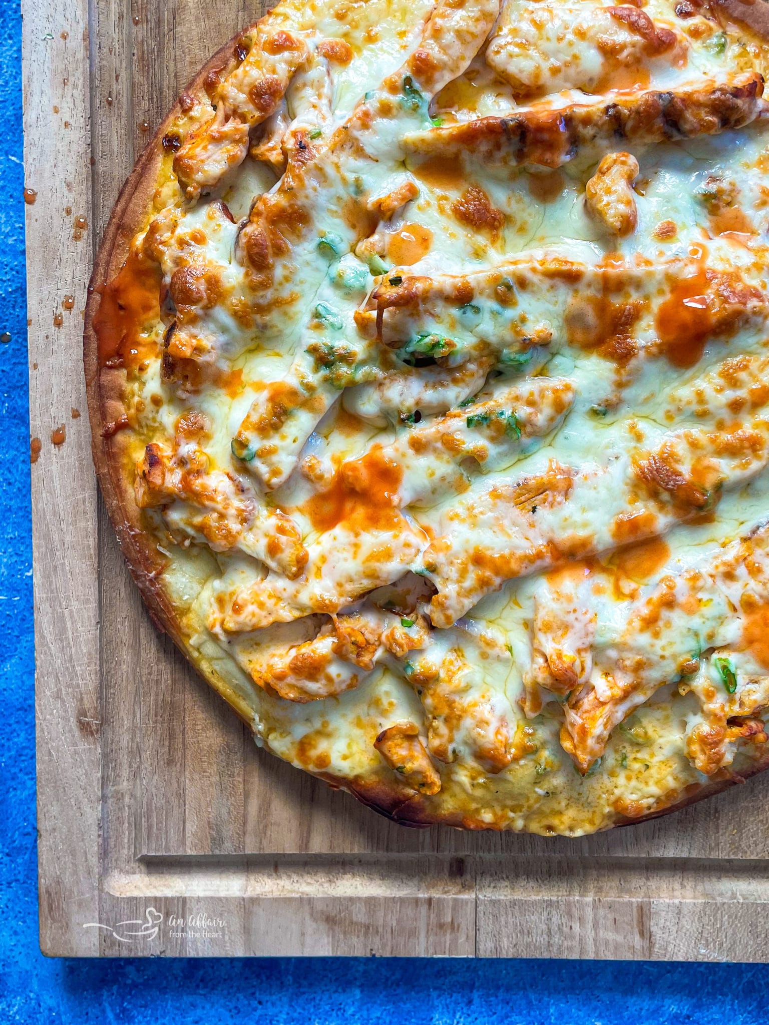 The BEST Buffalo Chicken Pizza - Simple & Sensational!