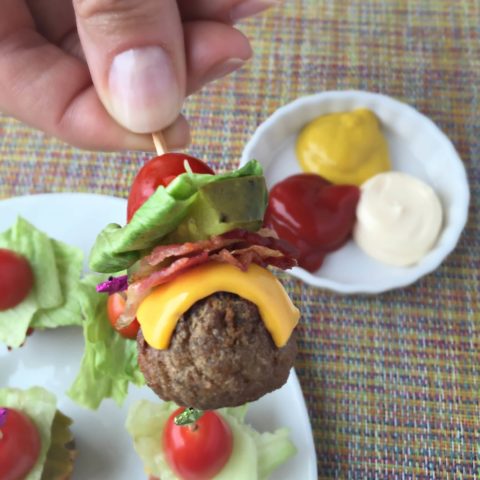Bacon Cheeseburger Meatballs - An Easy Appetizer