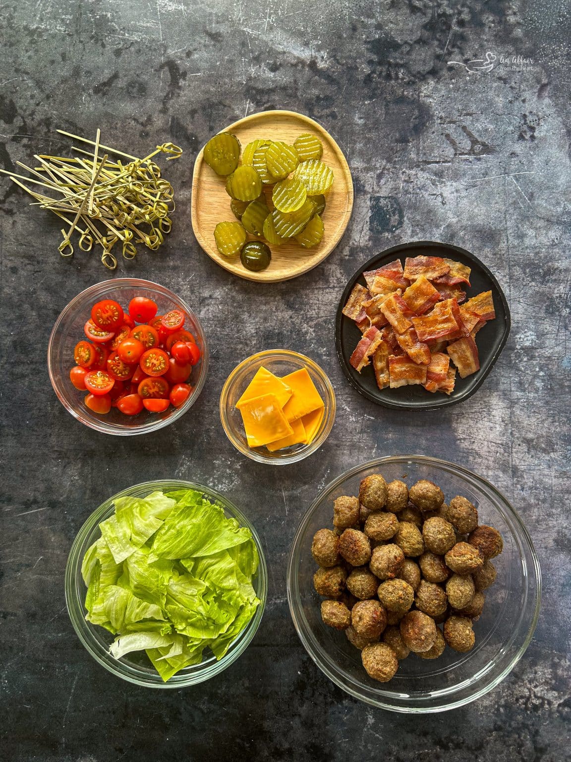 Bacon Cheeseburger Meatballs - An Easy Appetizer