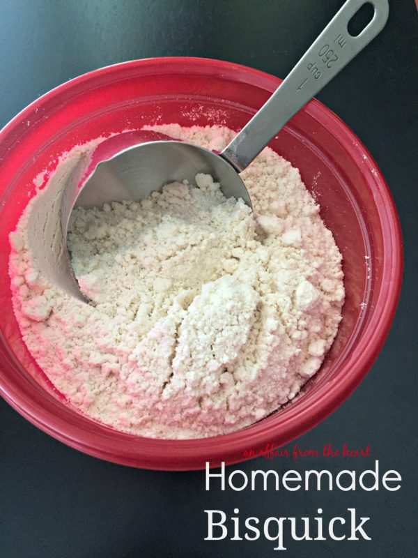 How to make Homemade Bisquick Mix - A simple 4 Ingredient Recipe