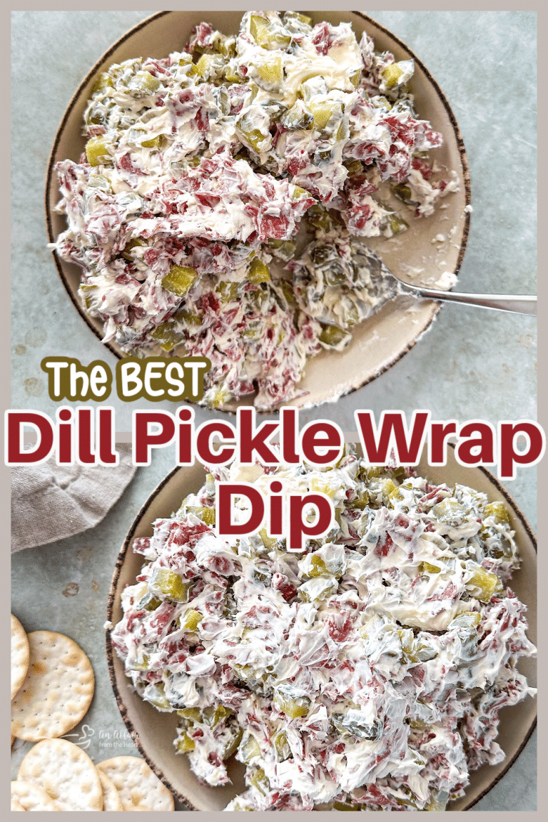 Dill Pickle Dip - Just like those pickle wraps, in an easy dip