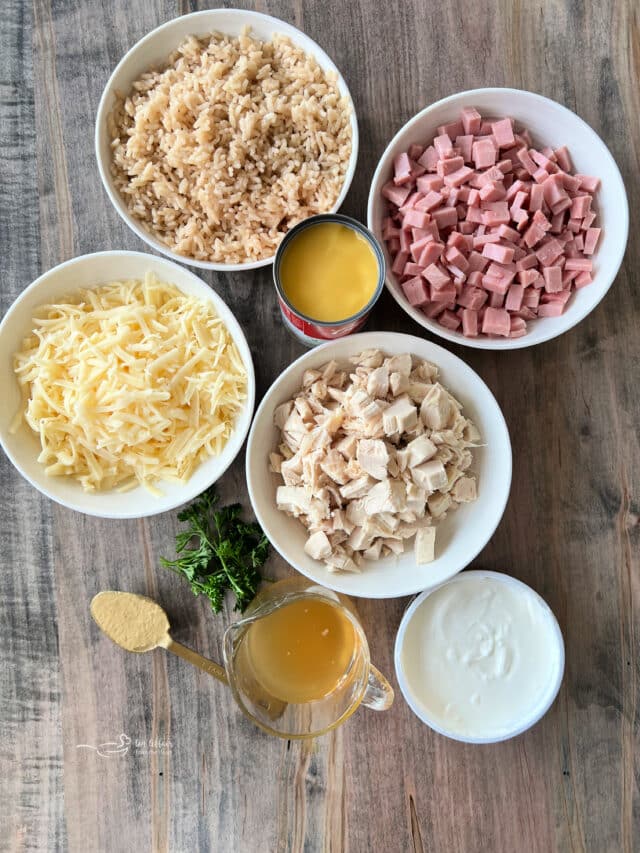 Easy Chicken Cordon Bleu Casserole with Rice