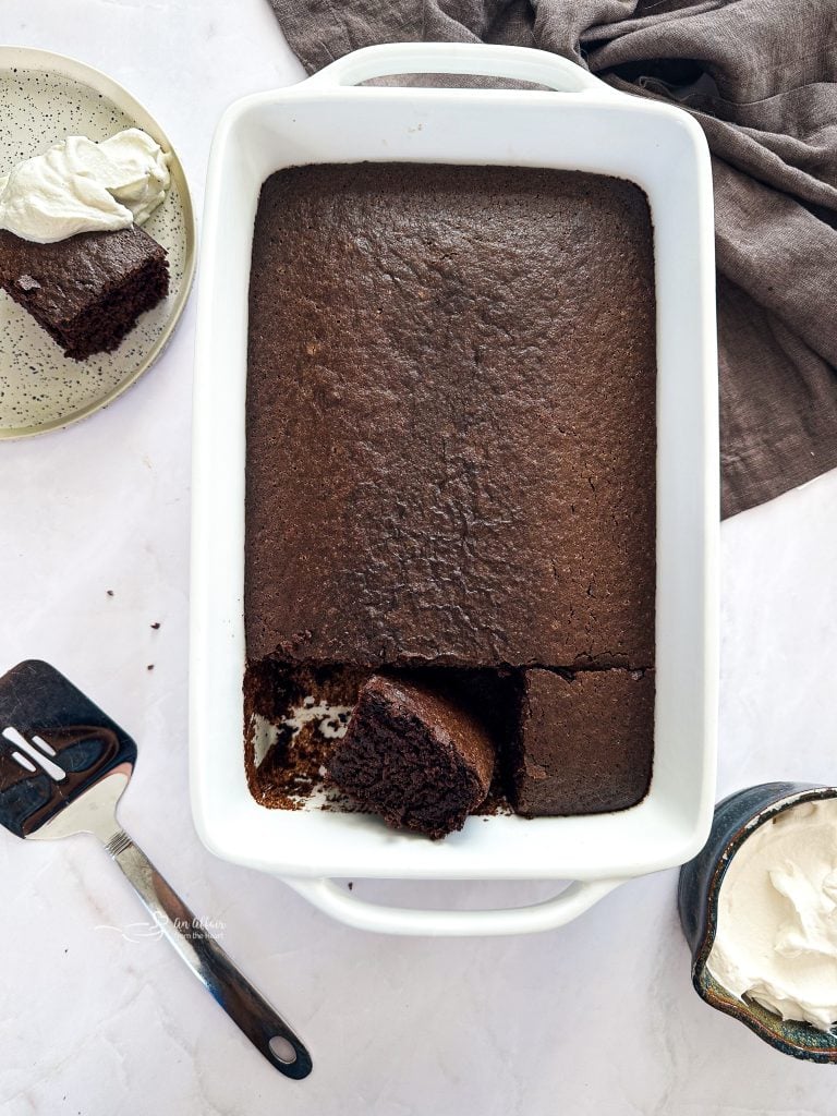 Chocolate Depression Cake Recipe (no eggs or dairy)