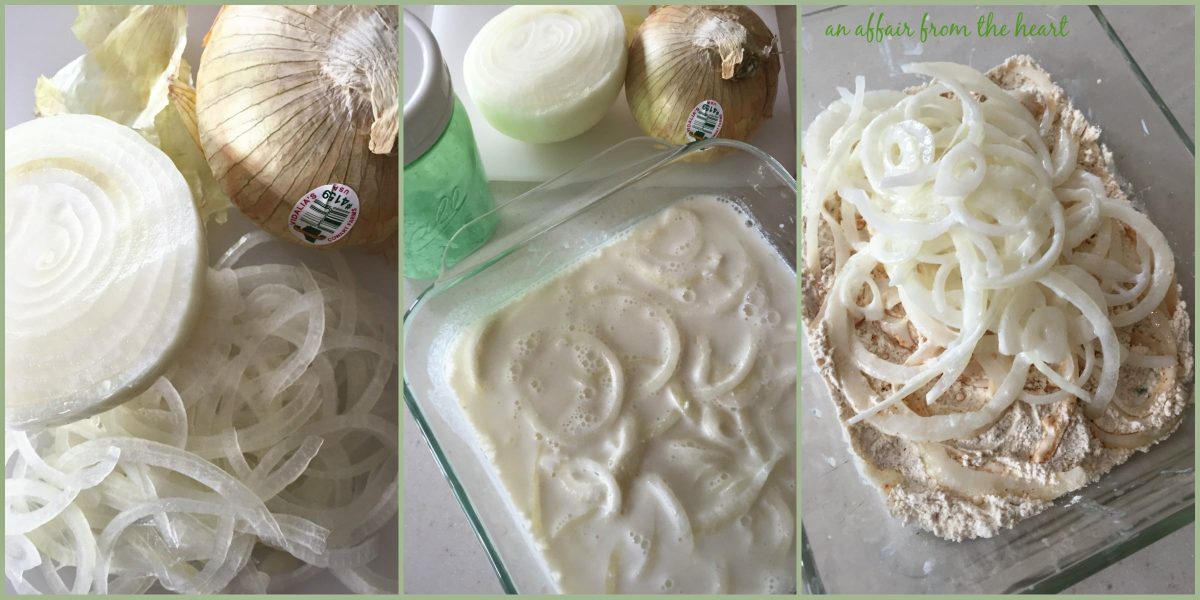 Homemade Onion Strings eat as an appetizer or use as a topping