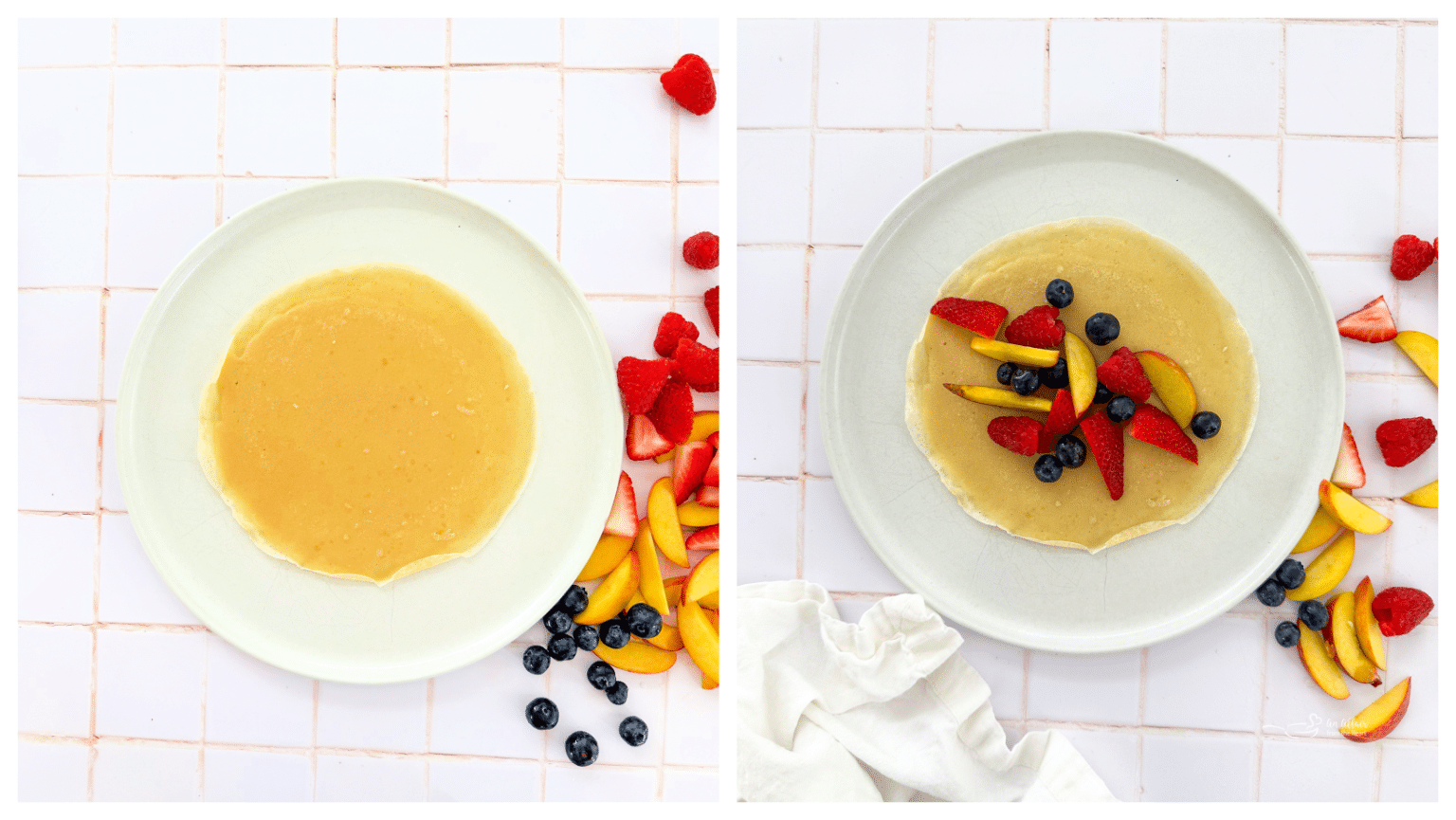 Sweet Crepes with Summer Fruits | An Affair from the Heart