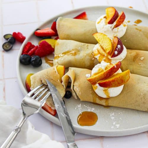 Sweet Crepes with Summer Fruits | An Affair from the Heart