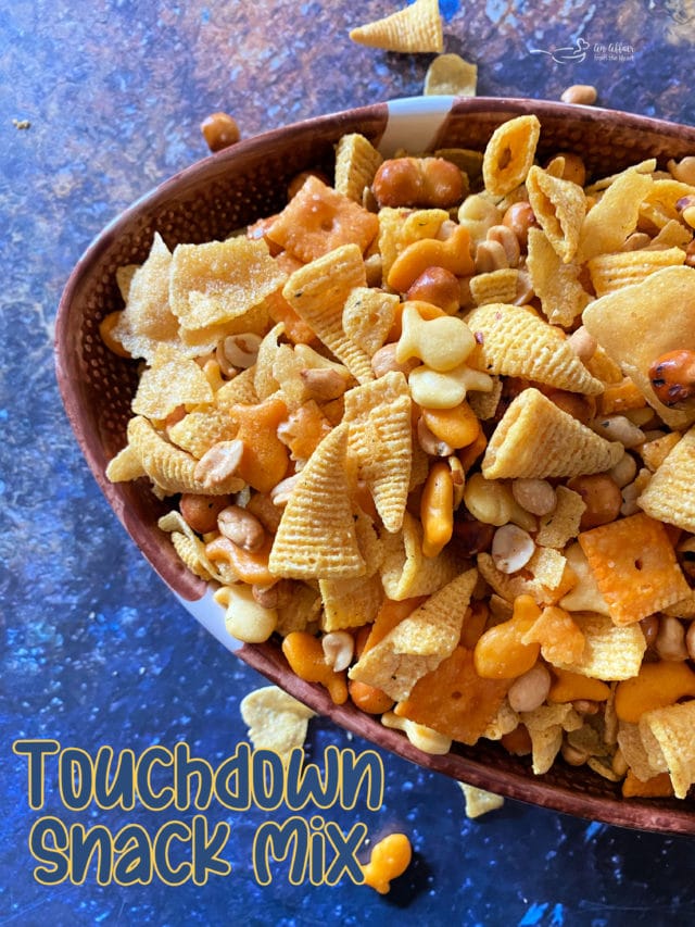 Scrumptious Touchdown Snack Mix - Made with Popcorn Oil & Ranch Mix