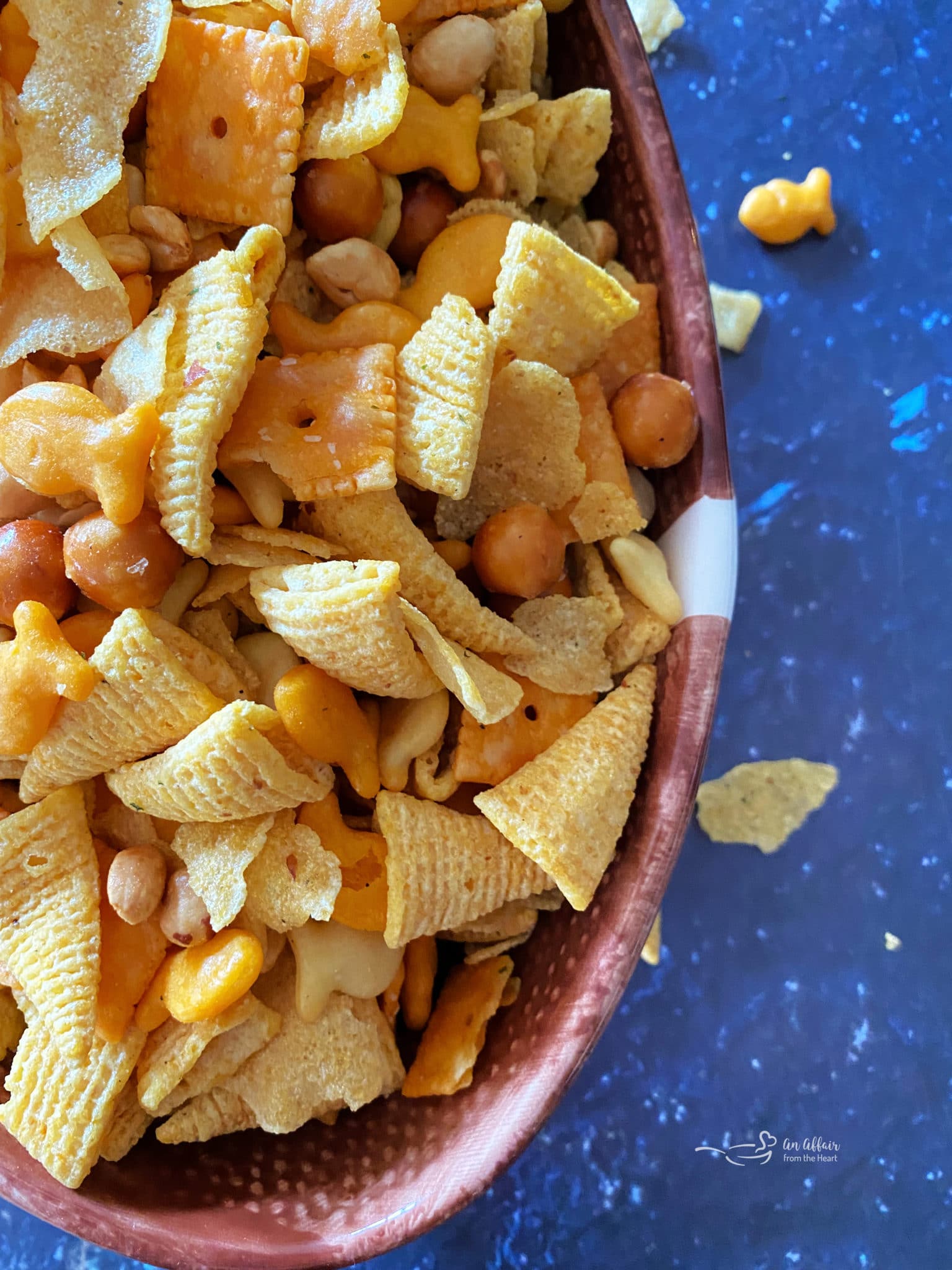Scrumptious Touchdown Snack Mix - Made with Popcorn Oil & Ranch Mix