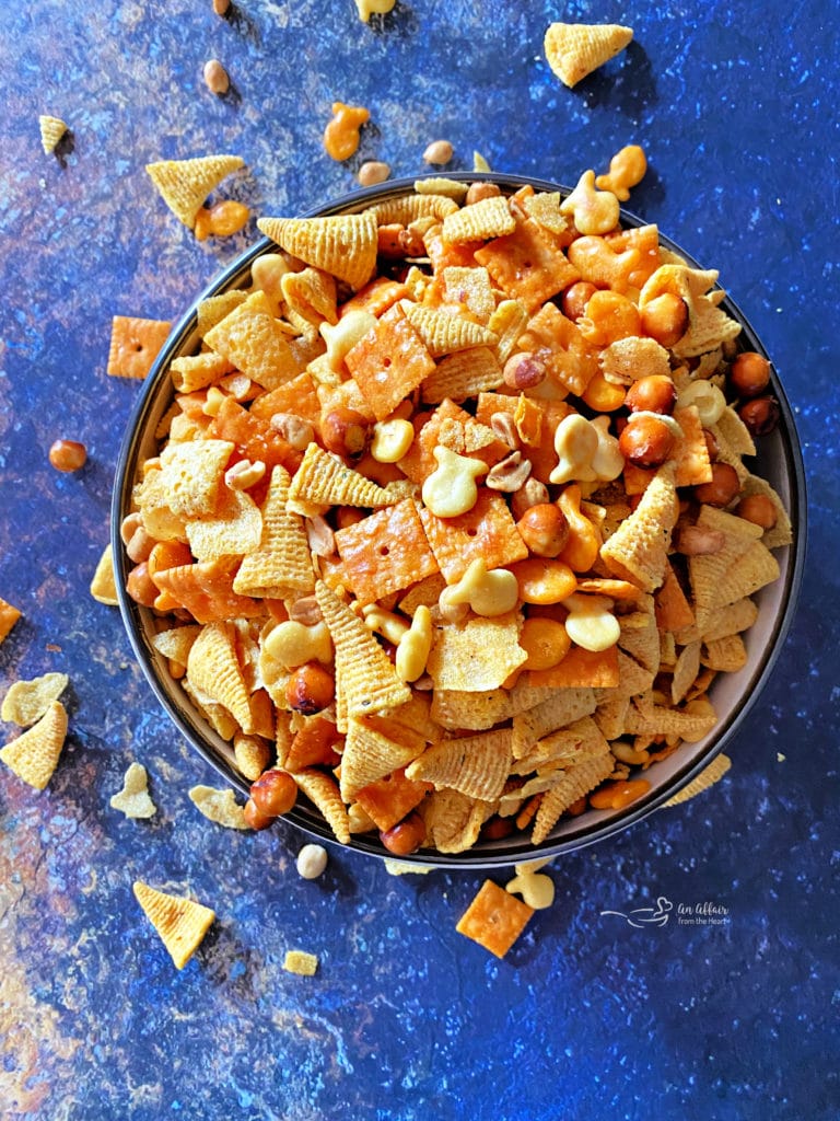 Scrumptious Touchdown Snack Mix - Made with Popcorn Oil & Ranch Mix