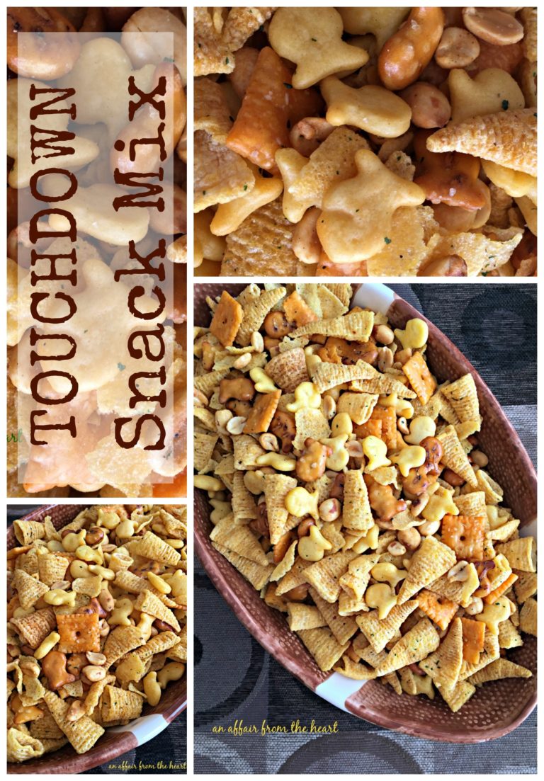 Scrumptious Touchdown Snack Mix - Made with Popcorn Oil & Ranch Mix