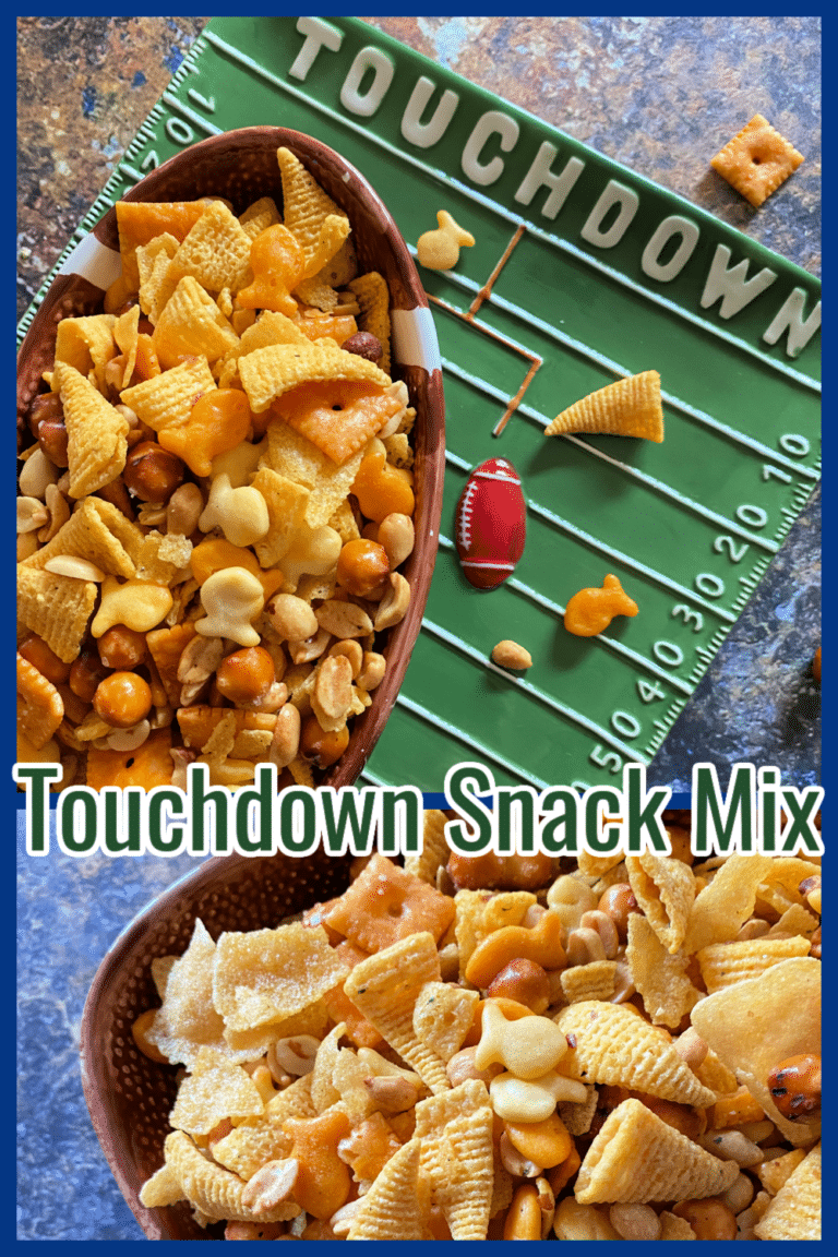 Scrumptious Touchdown Snack Mix - Made with Popcorn Oil & Ranch Mix
