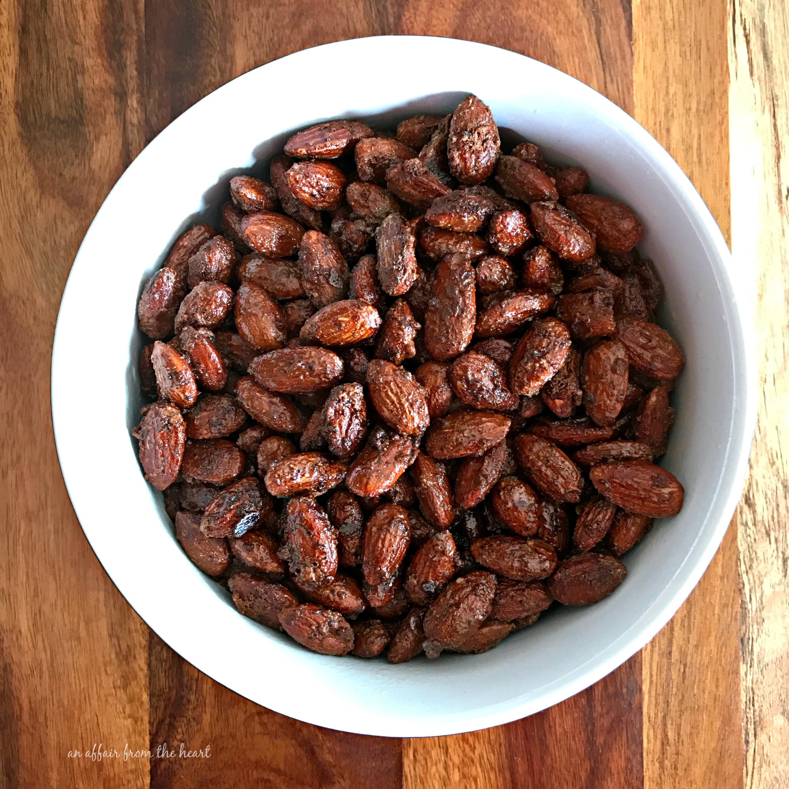 Spicy Smoked Almonds - get that smokey flavor right in your oven!