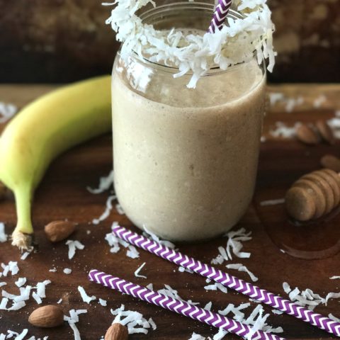 Nutty Monkey Smoothie - You'll go BANANAS over this Almond Butter Smoothie