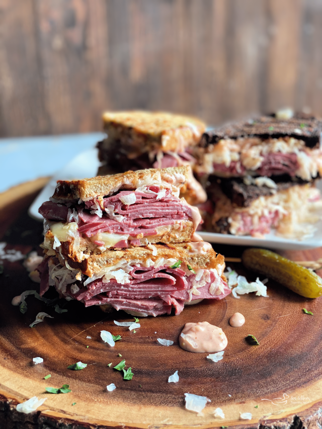 Reuben Meatloaf (Corned Beef Meatloaf + Swiss Cheese Sauce)