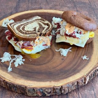 Here Two Ways to Enjoy a Reuben Breakfast Sandwich