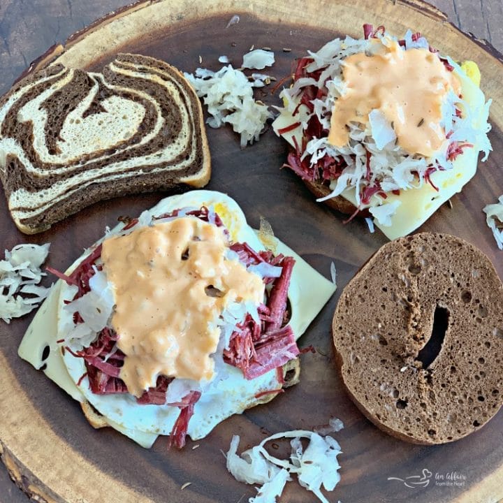 Here Two Ways to Enjoy a Reuben Breakfast Sandwich