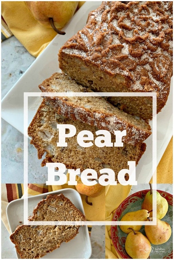 Pear Bread - Perfectly Spiced Quick Bread with Pears
