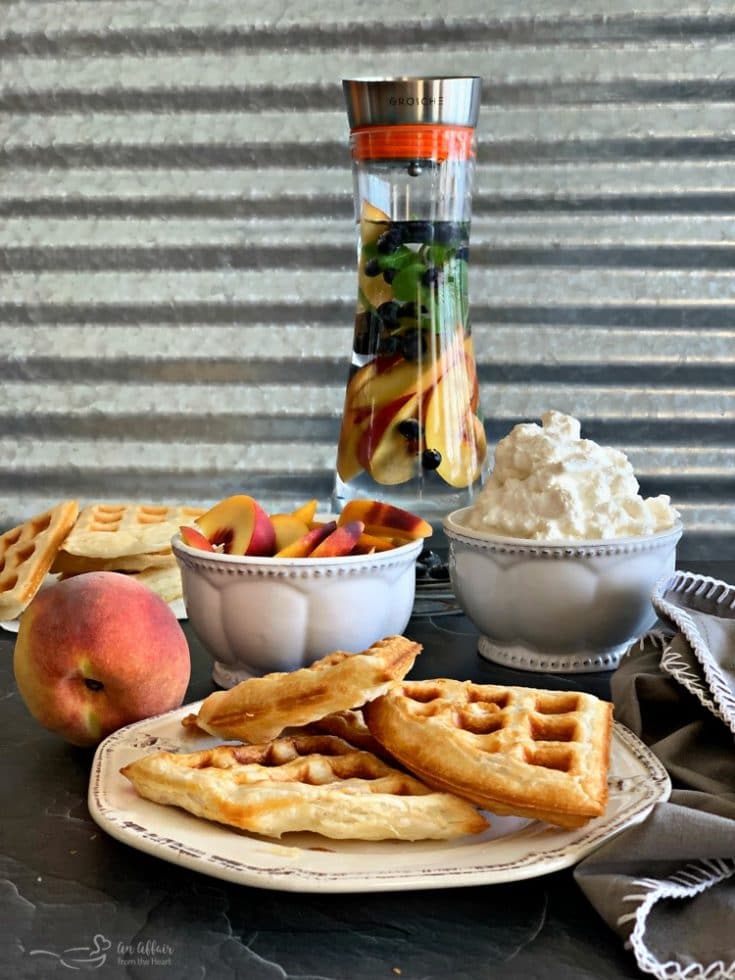Puffles - Puff Pastry Waffles - light and flaky pastry waffles.