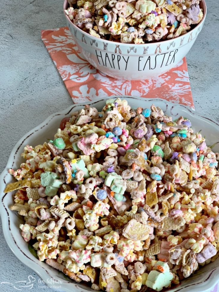 Spring Candy Coated Snack Mix - for Easter Snacking!