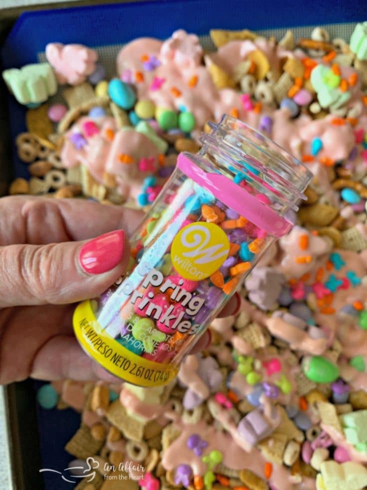 Spring Candy Coated Snack Mix - for Easter Snacking!