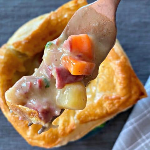 Reuben Pot Pies - All of the flavors of a Reuben in an individual pot pie!