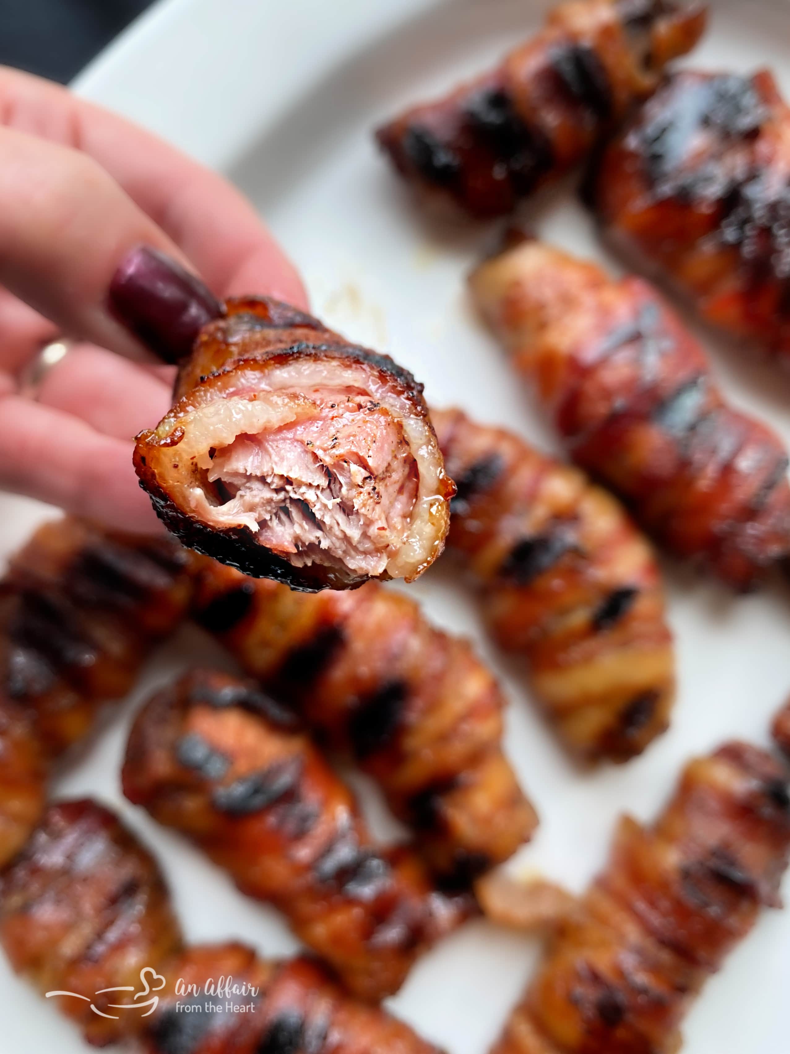 Moist and Tender Sweet & Spicy Bacon Wrapped Pork Ribs
