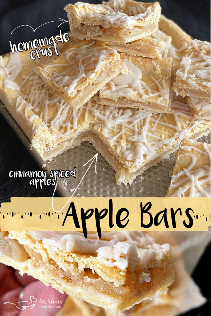 Homemade Apple Bar Recipe made with canned apples