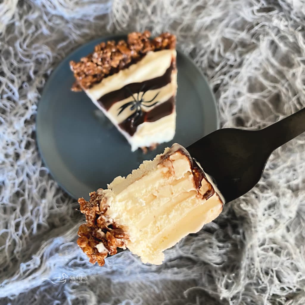 Spooktacular Spider Web Ice Cream Pie - Scary Simple to Make!
