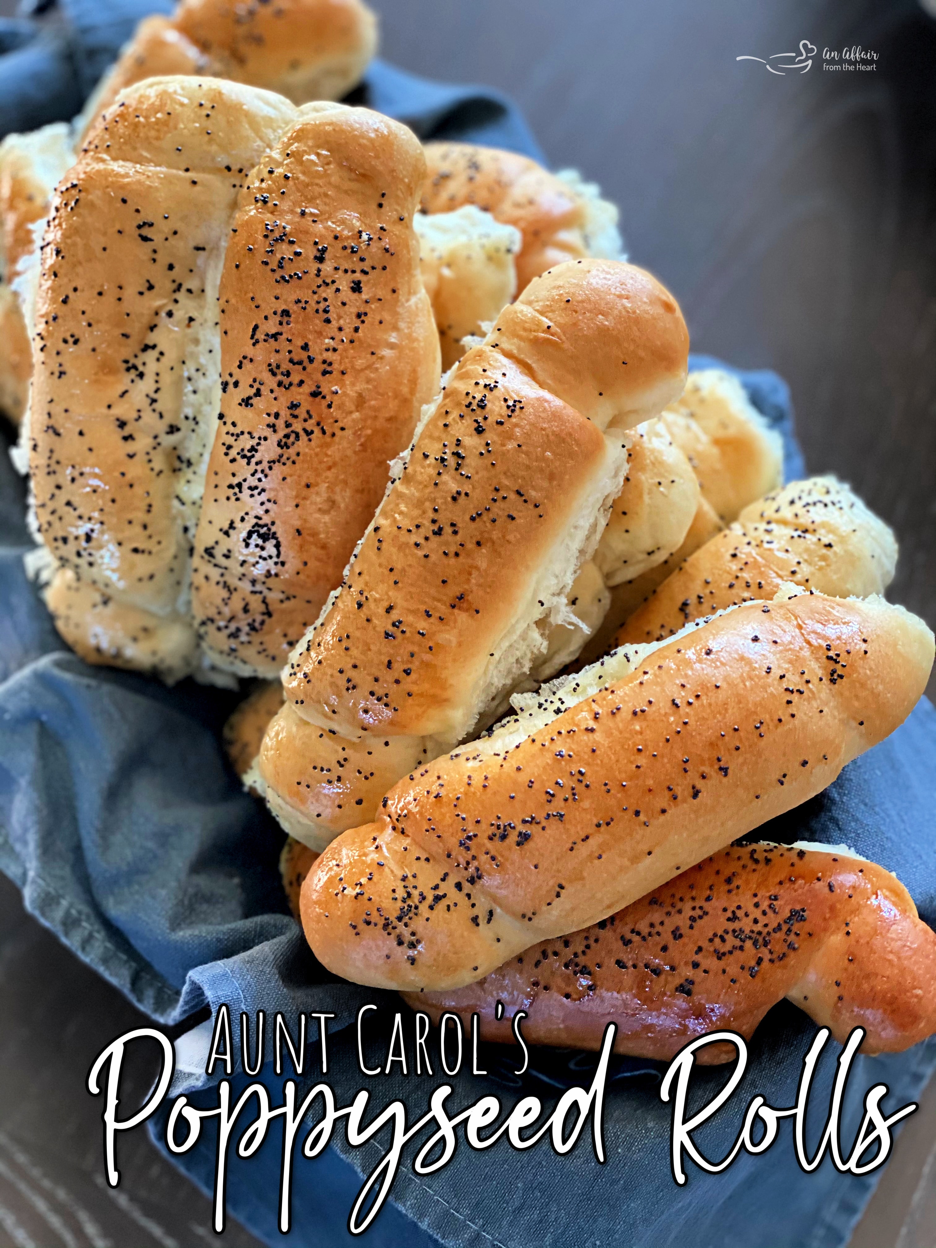 Poppyseed Rolls - Deliciously Soft "Homemade" Poppyseed Dinner Rolls